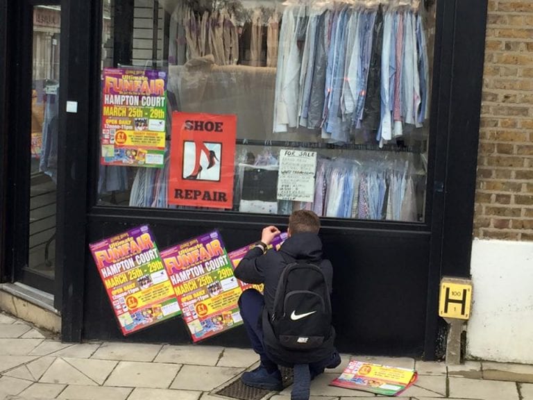 Poster Distributors | People Who Put Up Posters For Events | Bill Posters